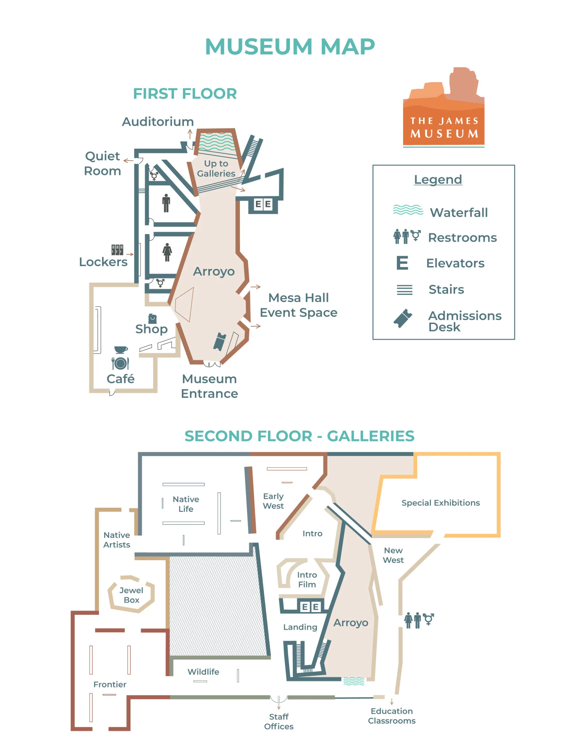 Museum Map - The James Museum